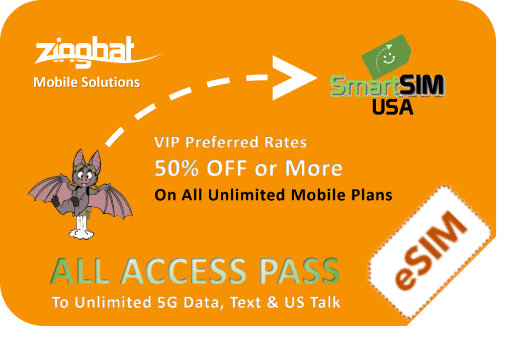 e-SIM Airtime Rate Plans - SmartSIM USA – Mobile SIMs for travelers to ...